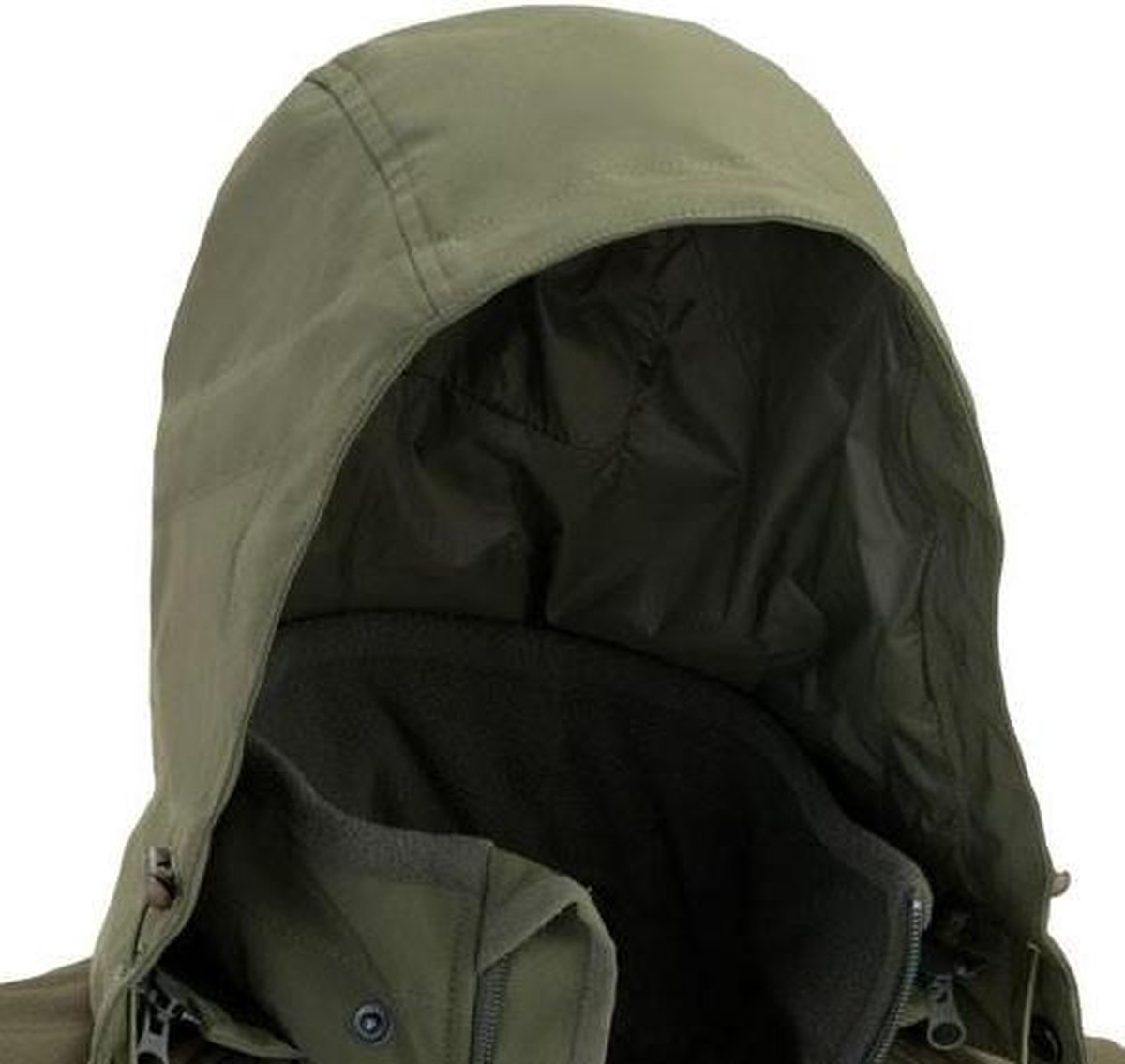 Defcon 5 jas Urban Shell Jacket met capuchon - Groen | bol.com