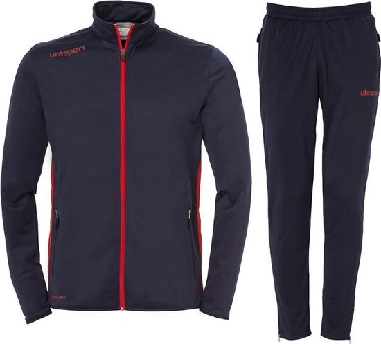 Uhlsport Essential Classic Trainingspak Marine-Rood Maat XL | bol