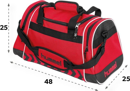 Hummel Sheffield Bag - Sporttas - Rood - maat S | bol