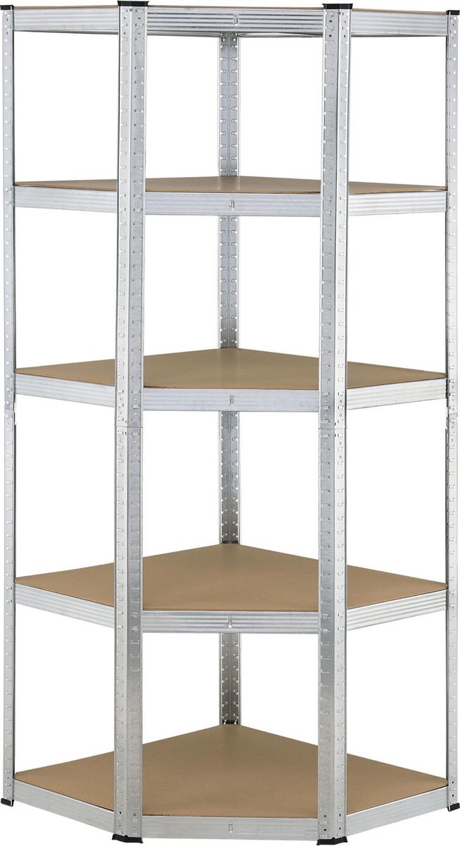 Magazijnrek hoek 180x70x40-70 cm max 175 kg/ plank | bol.com