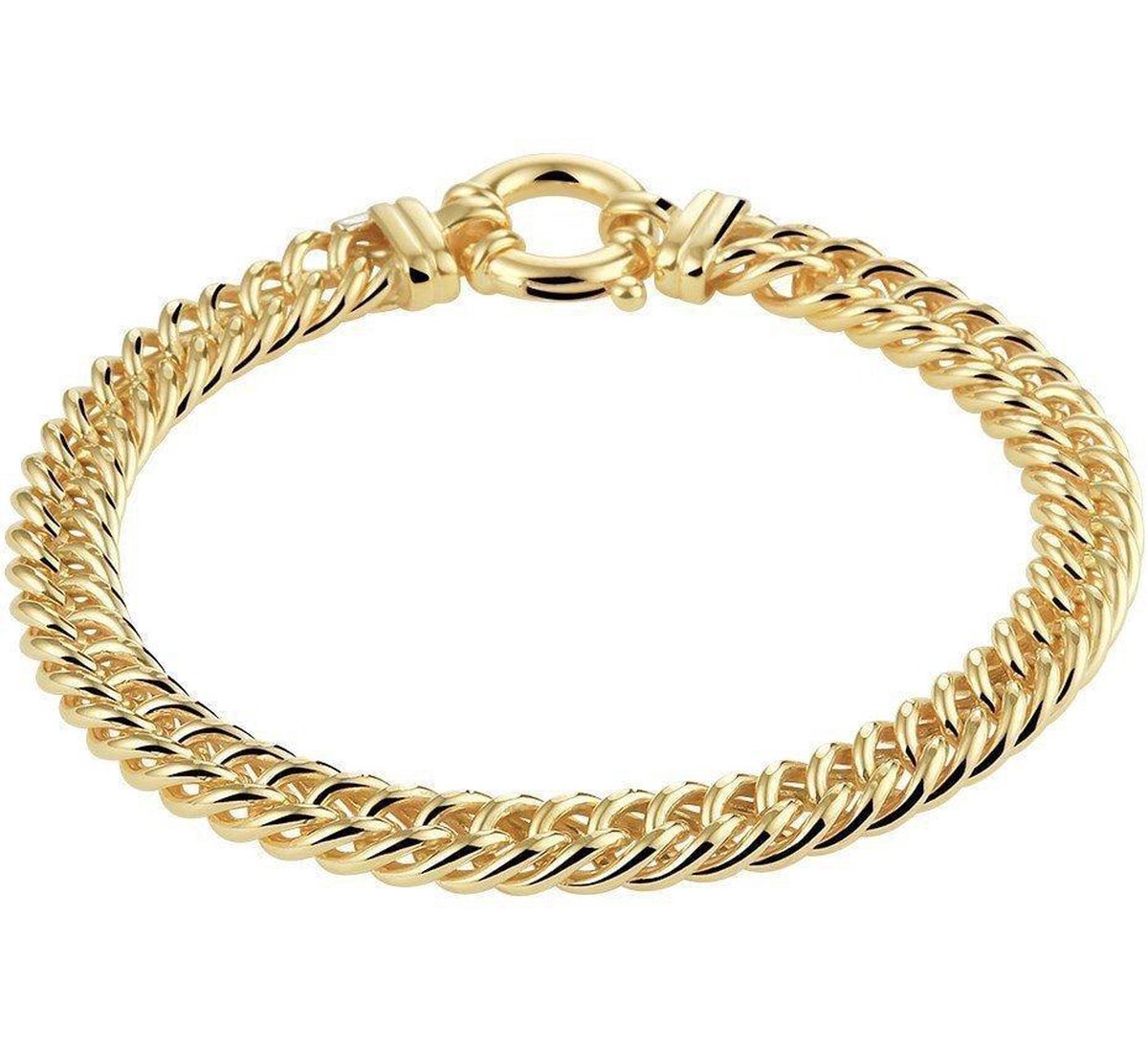 ZilGold Armband 5000184 Geelgoud Gourmet 7 mm 19,5 cm | bol.com