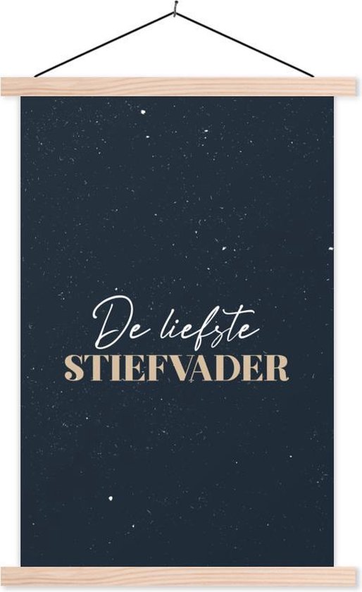 Posterhanger incl. Poster - Schoolplaat - Cadeau man - Stiefvader ...