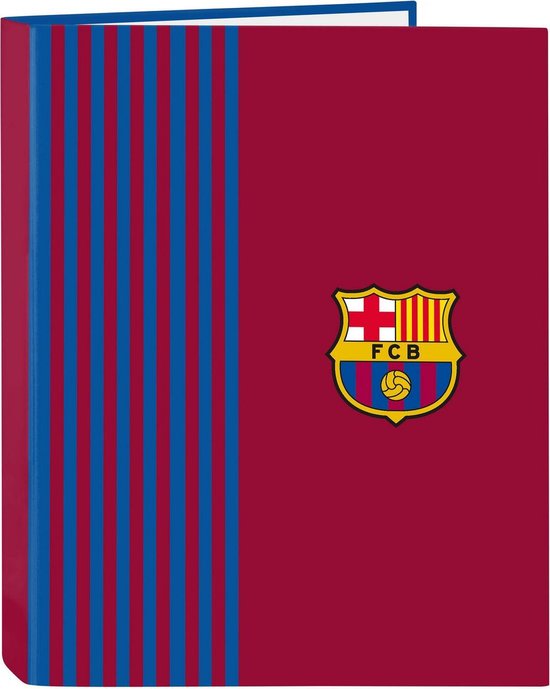 Ringmap F.C. Barcelona M067 Kastanjebruin Marineblauw A4 26.5 x 33 x 4 ...