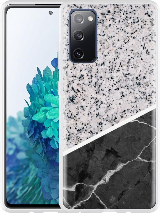 Hoesje Geschikt voor Samsung Galaxy S20 FE Marmer Mix | bol