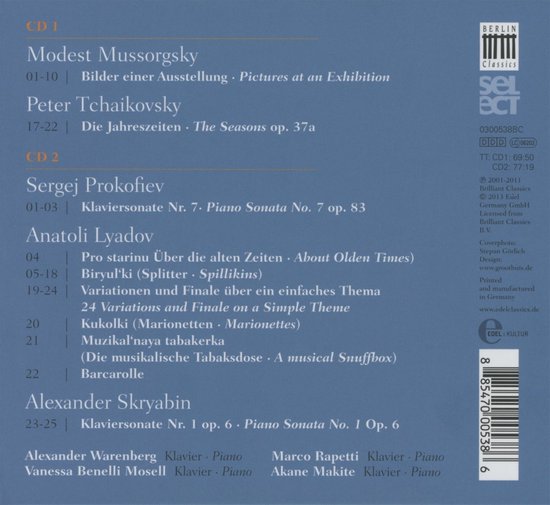 Alexander Warenberg & Marco Rapetti - Mussorgsky: Pictures At An ...