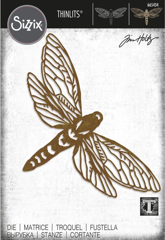 Sizzix Thinlits Snijmal Set - Perspective Moth - 2 stuks | bol