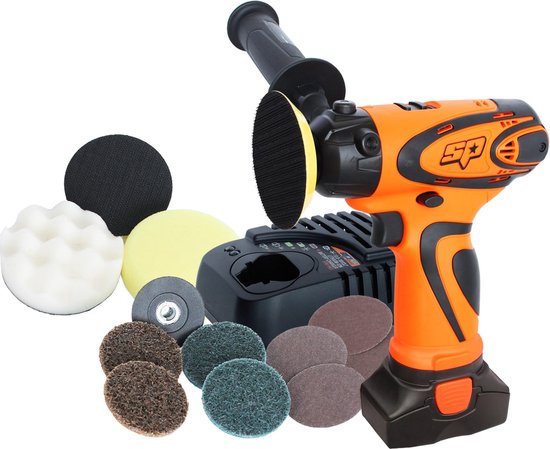 SP Tools Mini Accu Polijstmachine Set 16V | bol
