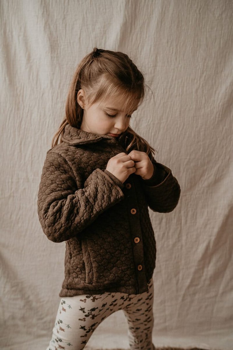 Riffle Amsterdam JACK OUTDOOR QUILT TEDDY/JACQUARD BRUIN AW22 | bol.com