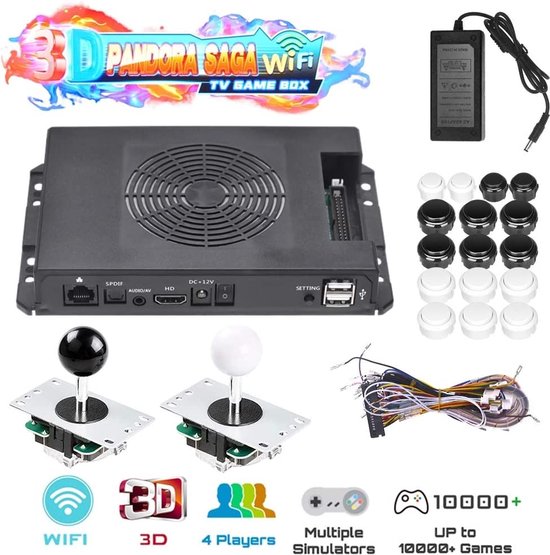 3D Pandora Saga WiFi-spelbord, 3000 in 1 TV Game Box Arcade ...