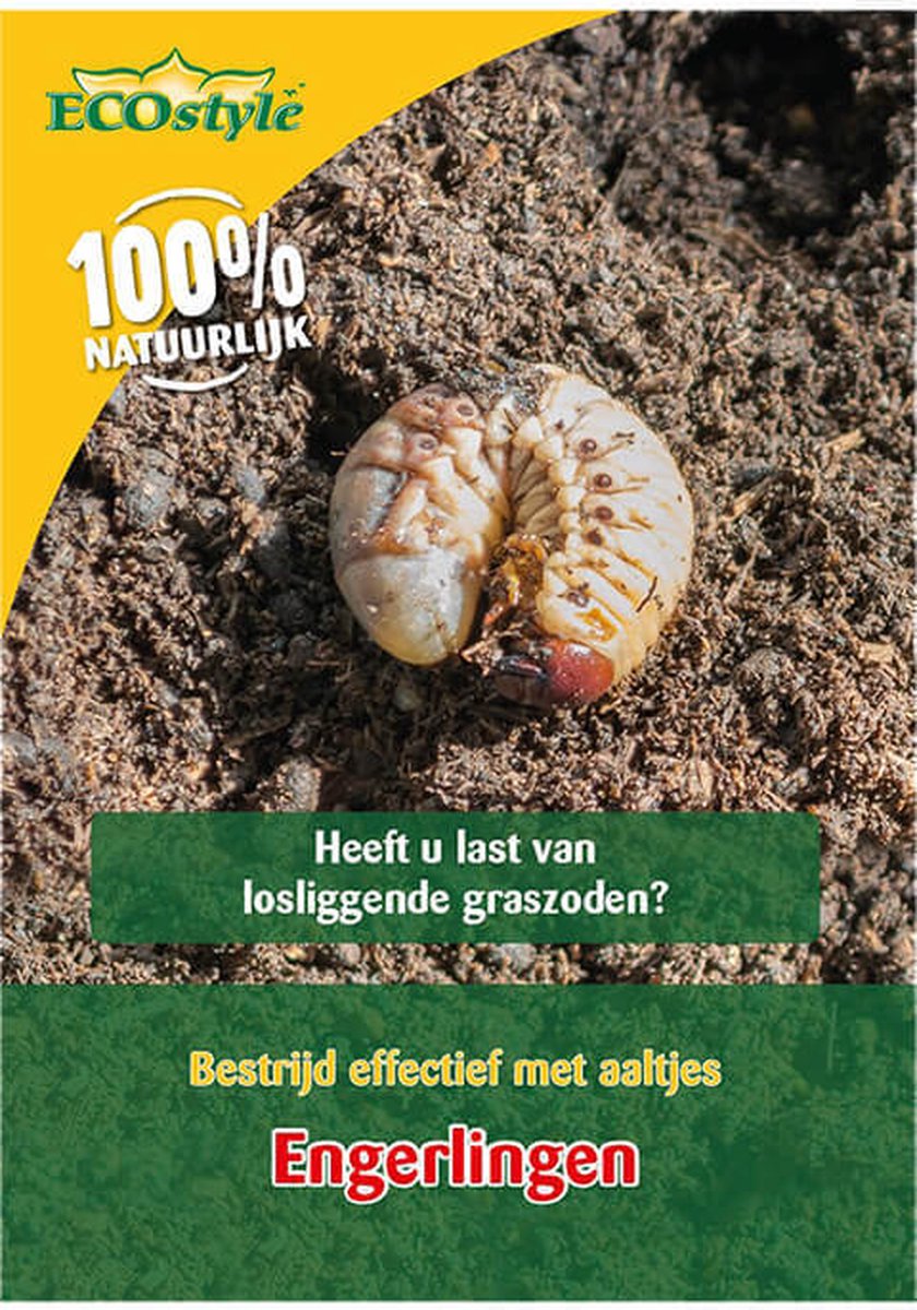 ECOstyle Aaltjes tegen Engerlingen - Bestrijdingsmiddel Insecten - Natuurlijk &... | bol.com