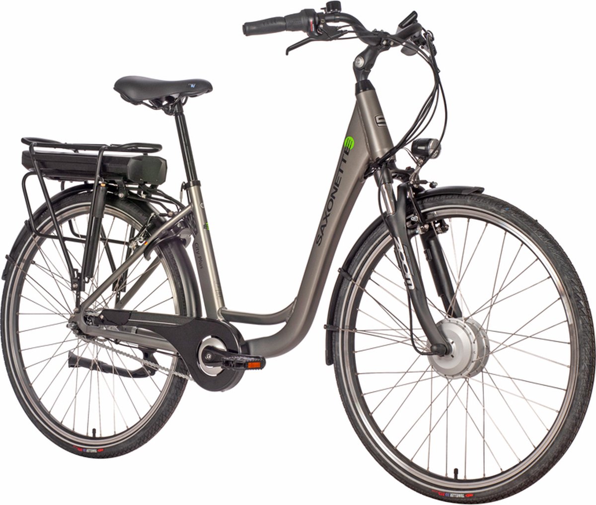 Elektrische damesfiets City Plus, 50 cm, Nxs 7, zilver | bol.com