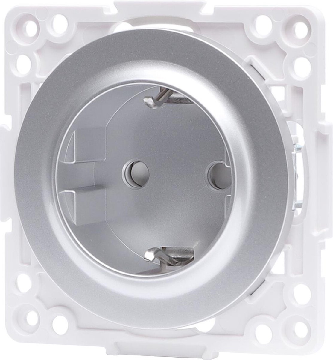 Wandcontactdoos - Inbouw - Rond - Kunststof - 1-voudig Enkel ...
