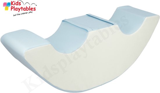 Soft Play Foam Schommelwip Duo blauw-wit | rocker | wipwap ...