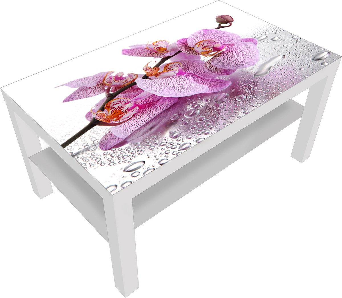 IKEA LACK - Table basse - Plateau en Verres - 90x55cm - Table d'appoint ...