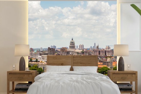 Behang - Fotobehang Hoofdstad van Cuba - Breedte 240 cm x hoogte 240 cm ...