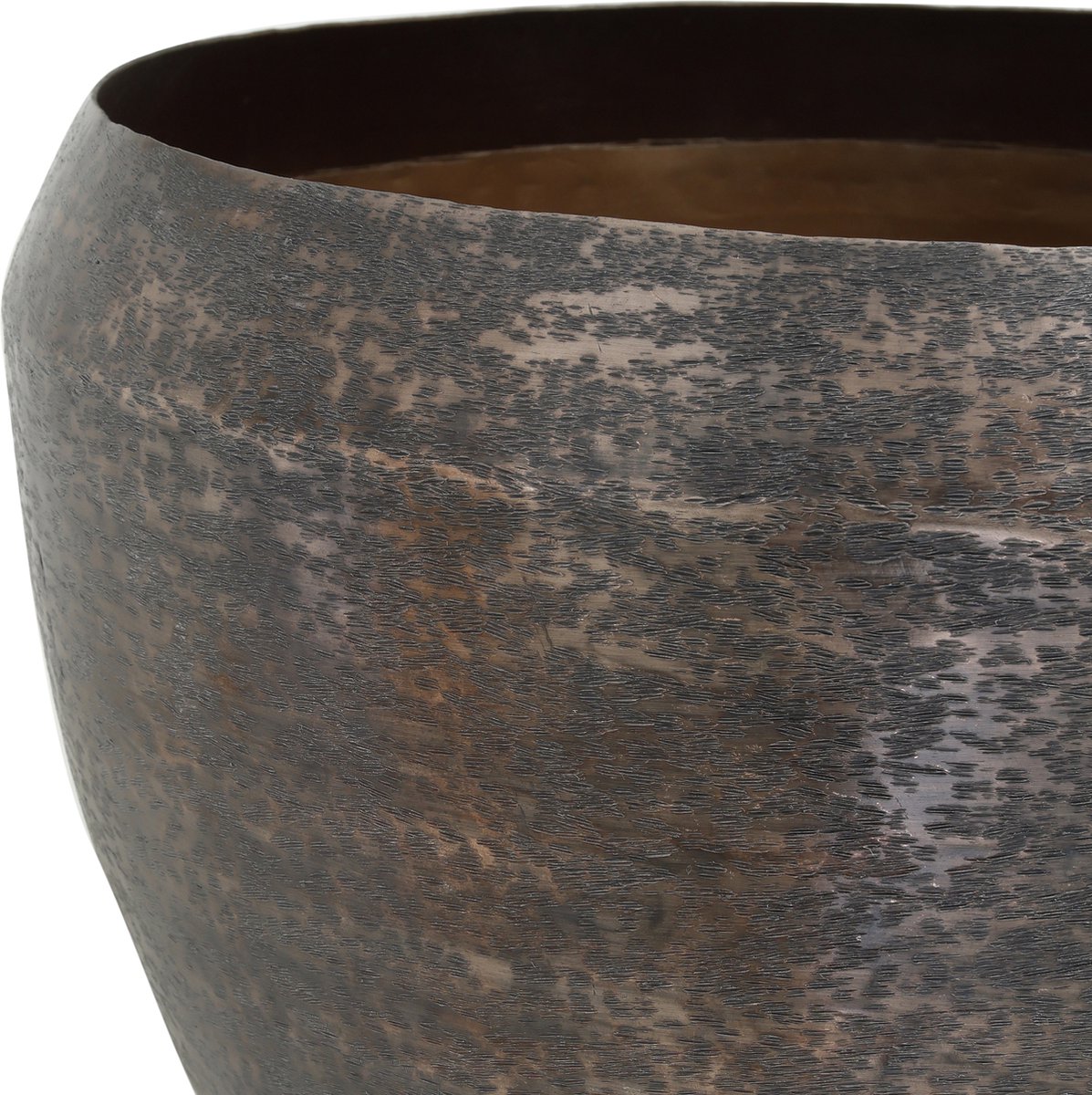 PTMD Frea Copper brused alu sheet pot round SV2 | bol.com