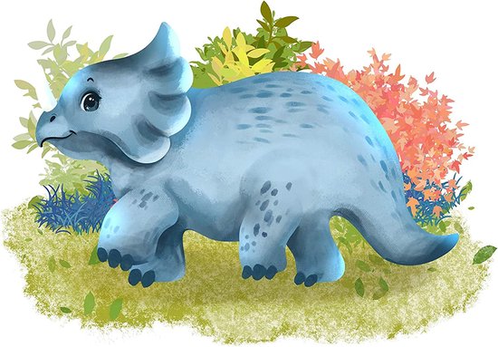 WIETRE® Set van 4 afbeeldingen dinosaurussen kinderkamer babykamer decoratie |... | bol.com