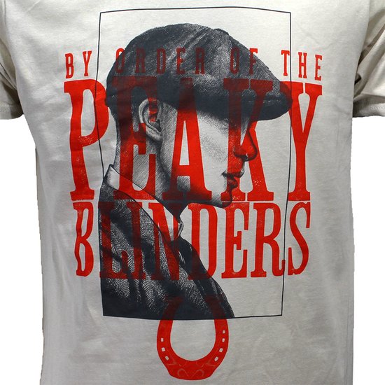 Peaky Blinders Tommy Shelby T-Shirt Off White - Officiële Merchandise | bol