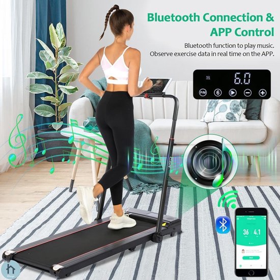 Thuys - Loopband Fitness Inklapbaar - Fitnessapparaat - Home Gym ...