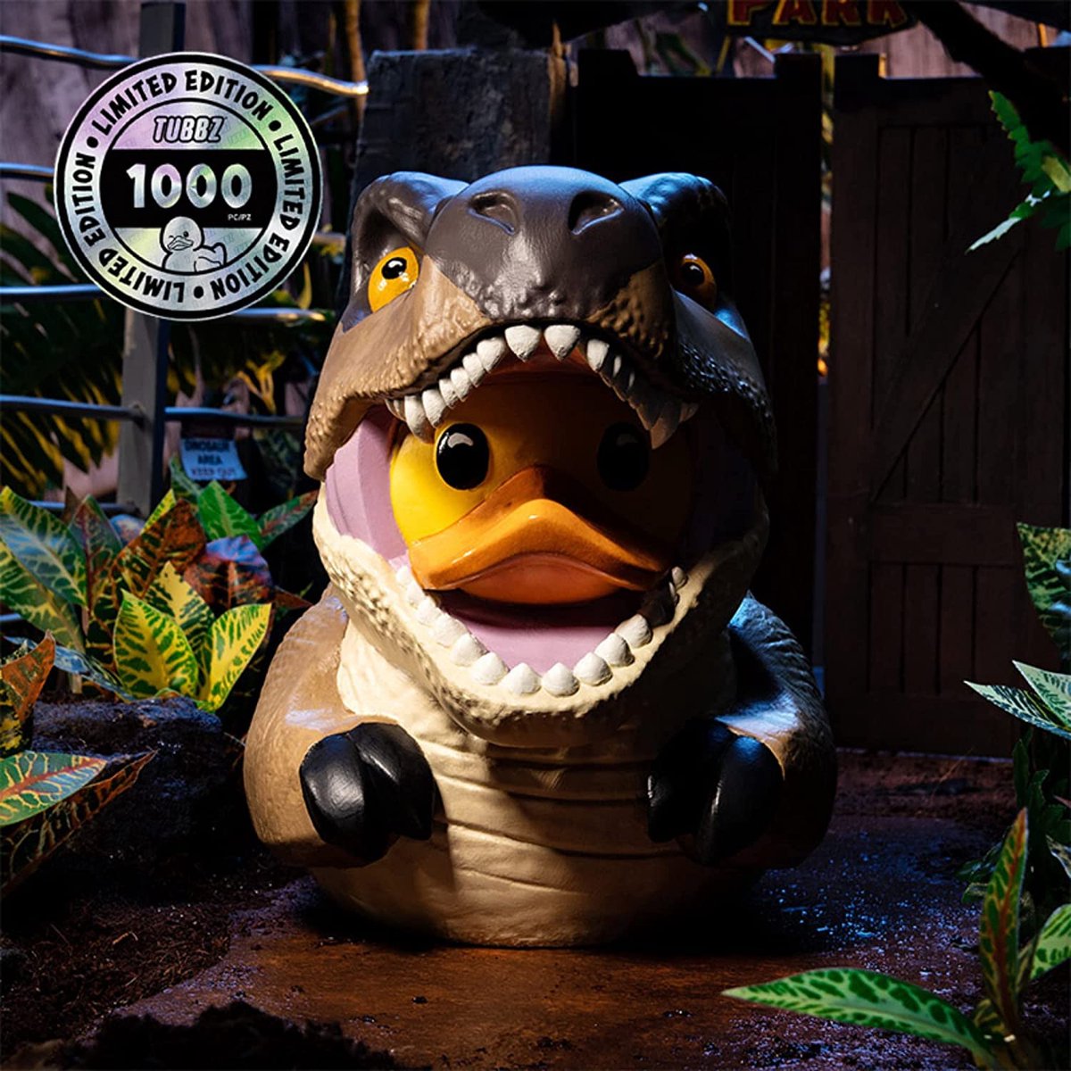 TUBBZ Badeend XL - Jurassic Park - T-Rex Giant - 23cm | bol.com