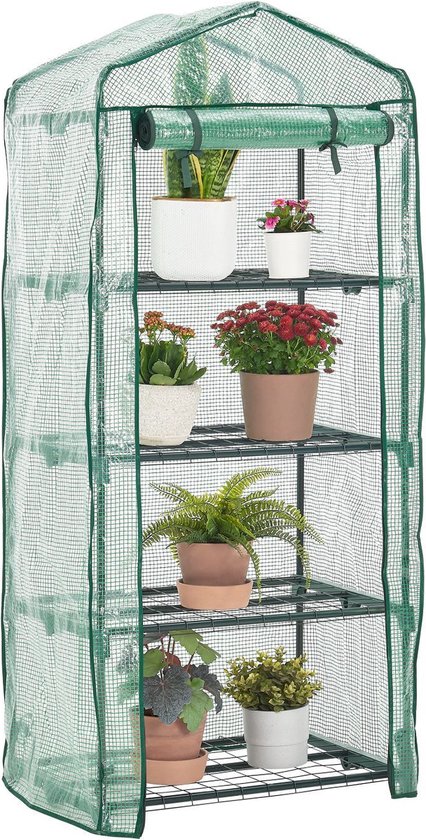 Broeikas / Tuinkas - 66 x 162 x 48 cm - PE Folie | bol