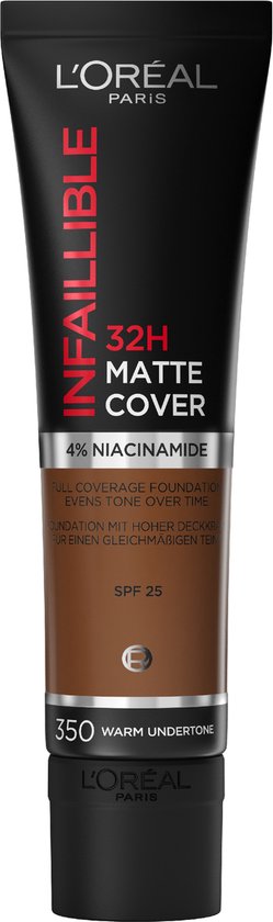 L'Oréal Paris Infaillible 32H Matte Cover Foundation - 350 - Foundation ...