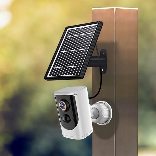 EKEN Paso Draadloze Beveiligingscamera met Zonnepaneel | 1080p Video ...