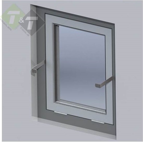 Valijzer 150 mm - Raamvalijzer - Raamschaar - Verbindingsplaat | bol