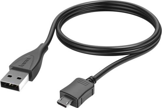 Hama Oplaad-/sync-kabel, micro-USB, 1 m, zwart | bol