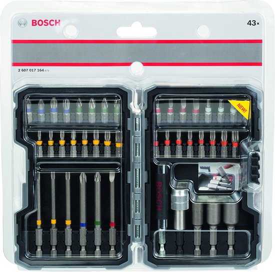 Bosch Accessories 2607017164 Bosch Professional 43 pieces. Screwdriver ...