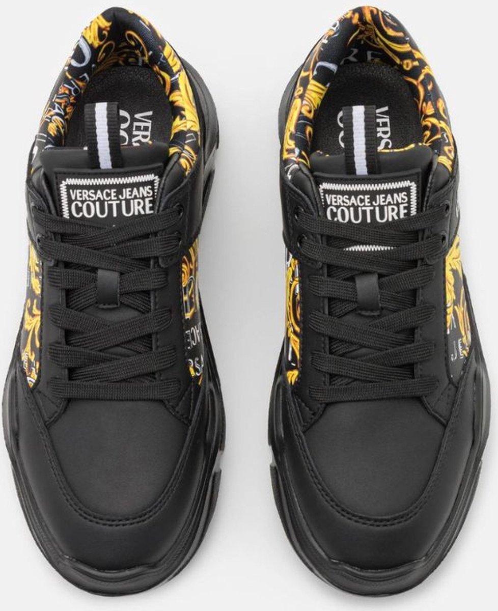 Versace Jeans Couture Fondo Speedtrack Sneakers Black/Gold | bol.com