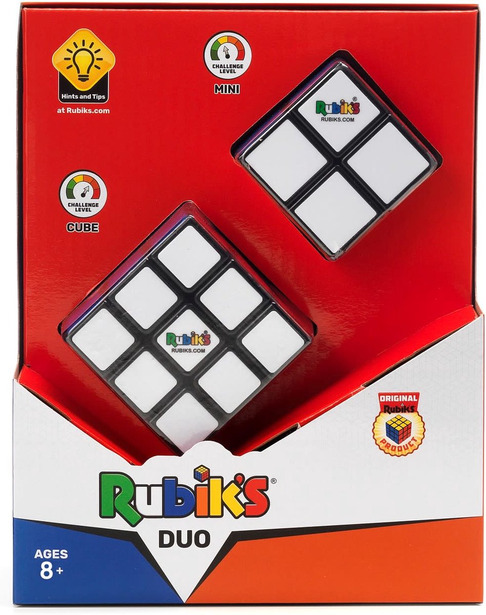Spin Master Rubik’s CUBE COFFRET ADVANCED 3x3 + 2x2 - Jeu de Casse-Tête ...