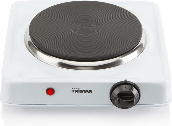 Elektrische Kookplaat Vrijstaand - 1-Pits - Keramisch - 1000W - Wit ...