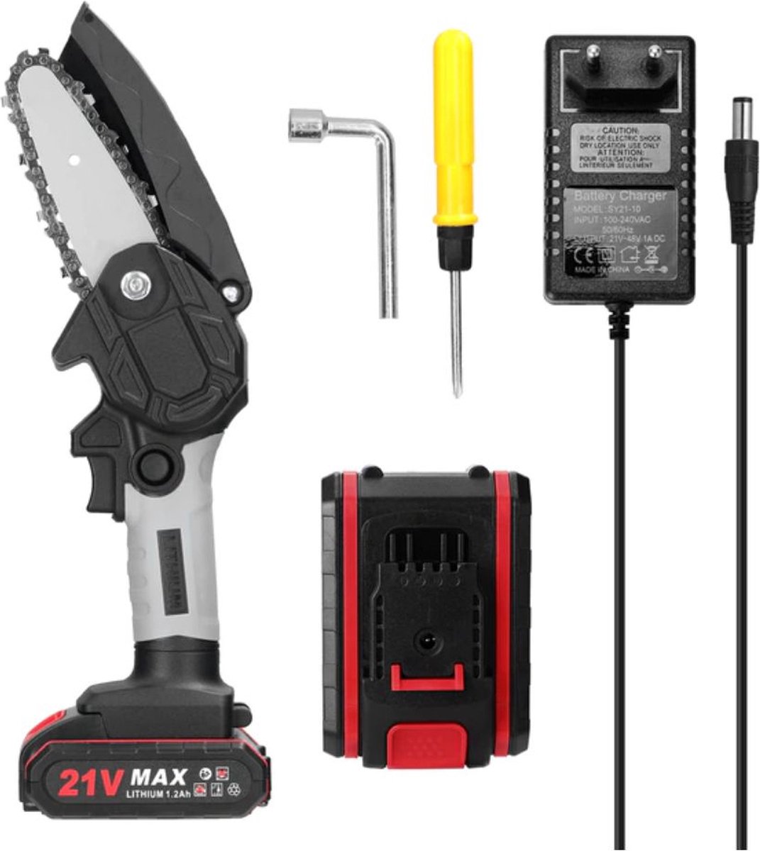 21V Portable Mini Electric Pruning Saw | Draadloze zaag | Elektrische ...