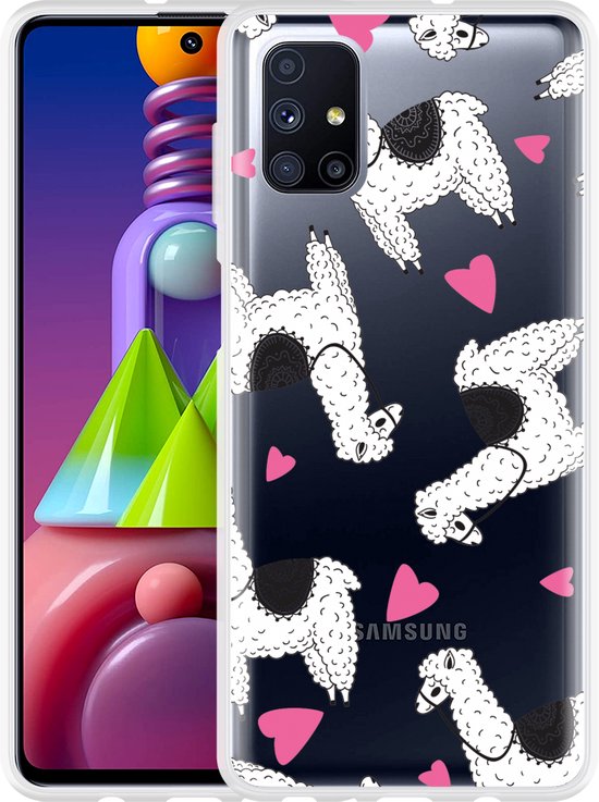 Samsung Galaxy M51 Hoesje Alpaca - Designed by Cazy | bol.com