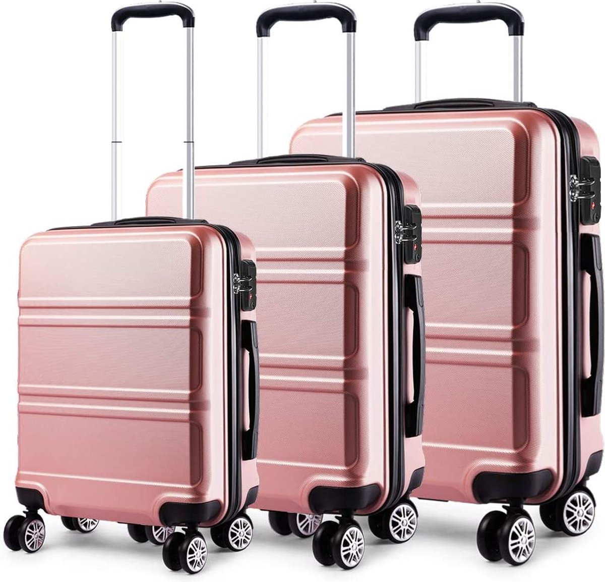 Luxe kofferset – Duurzaam – Premium kwaliteit – Universeel – Reiskoffer ...