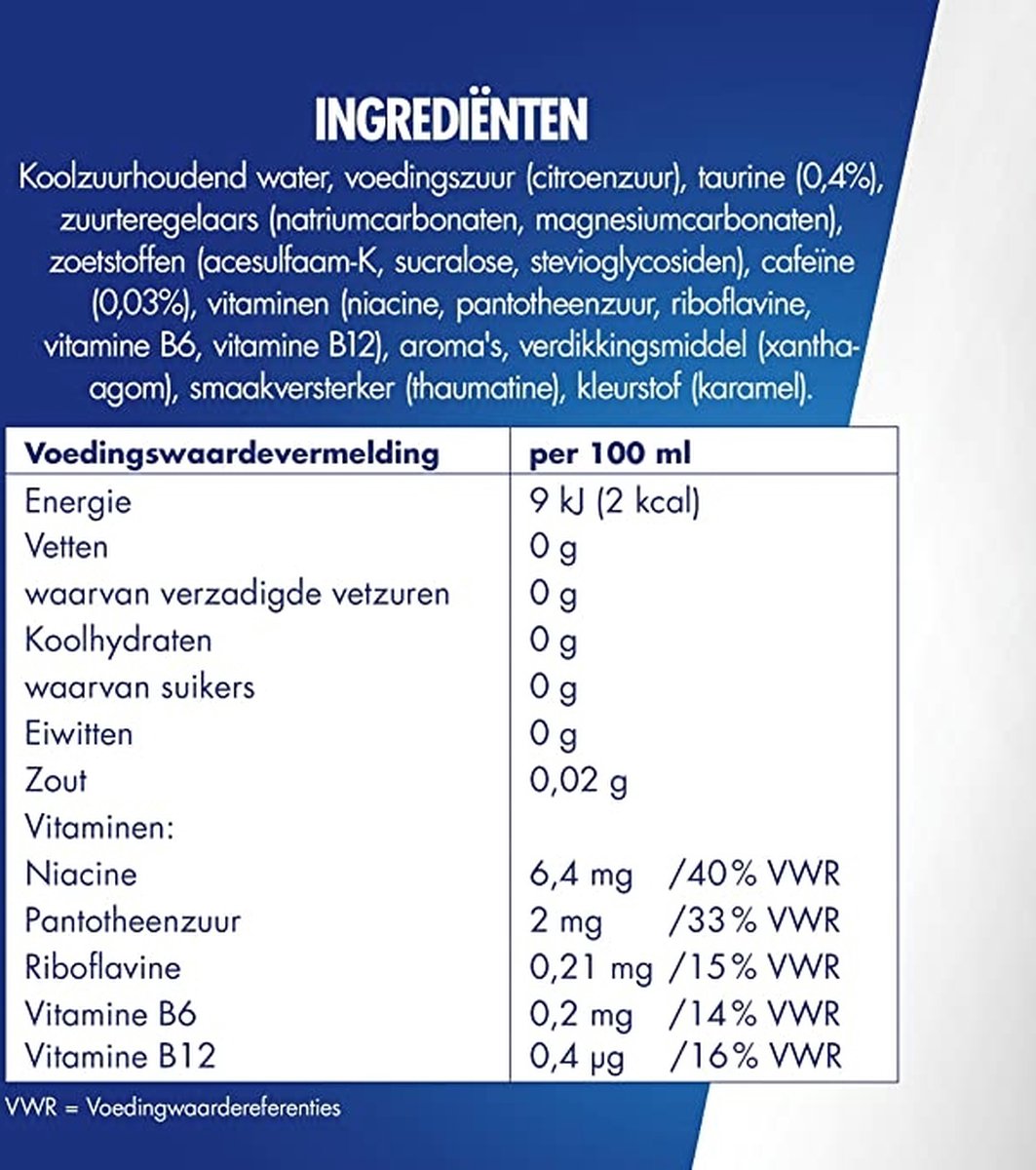 Red Bull Zero - Suikervrije Energiedrank - 24x25cl | bol.com