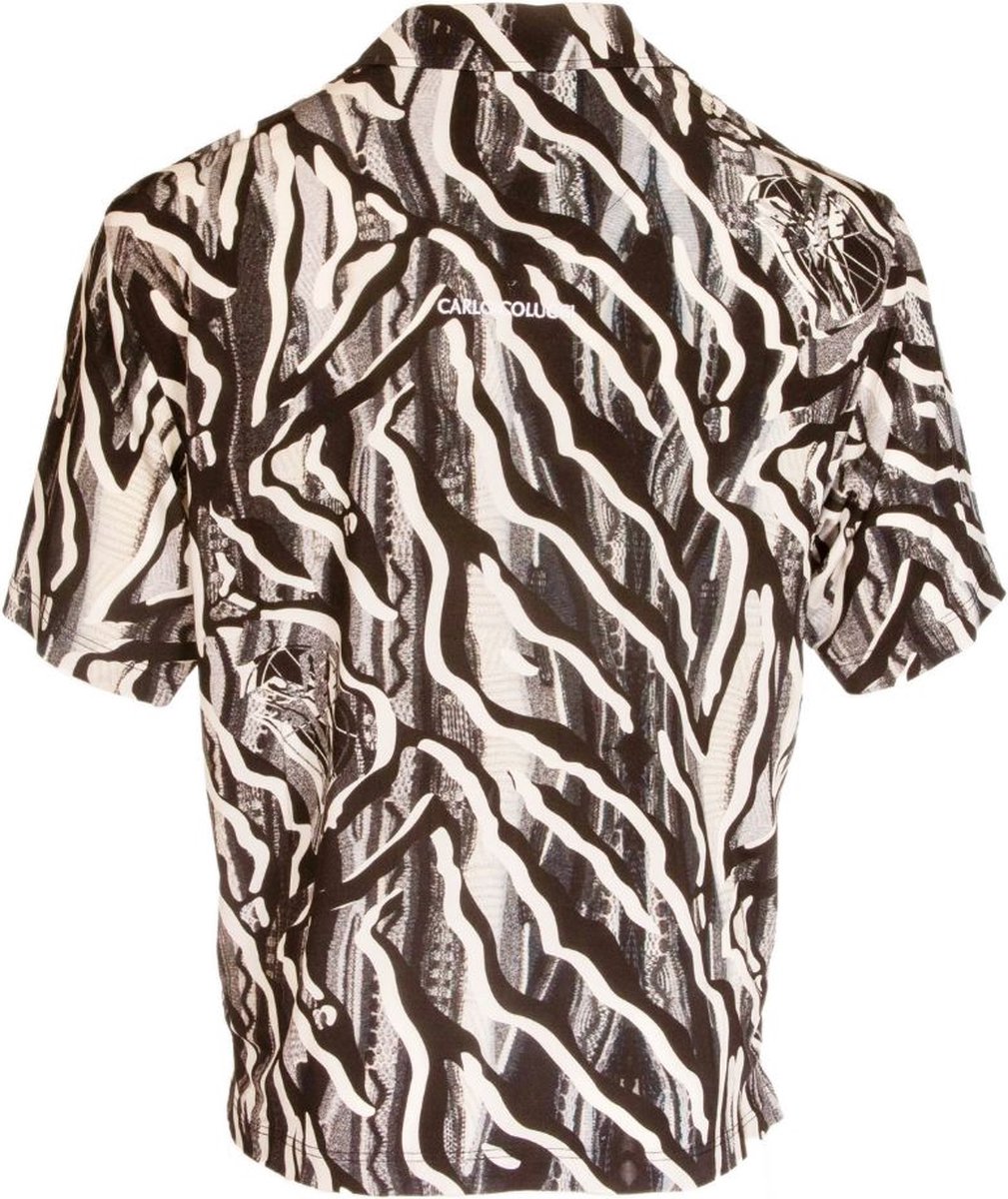 Carlo Colucci C4333 Shirt Black/White | bol.com