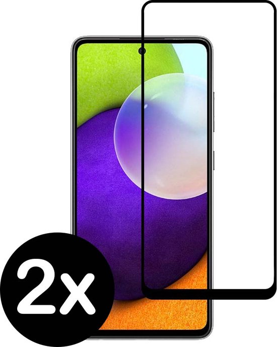 Smartphonica Samsung Galaxy A52 full cover tempered glass screenprotector van gehard... | bol