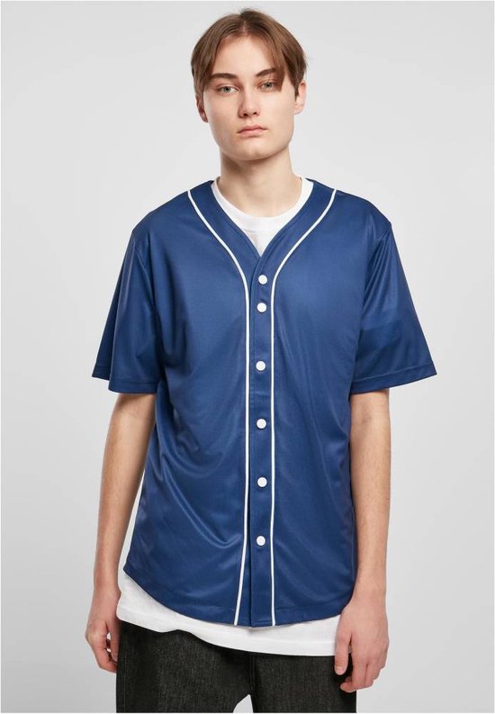 Urban Classics Shirt -XL- Baseball Mesh Jersey Blauw | bol.com
