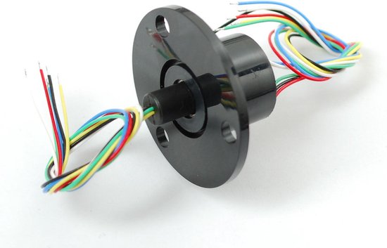 Slip Ring with Flange - 22mm diameter, 6 wires, max 240V @ 2A Adafruit ...