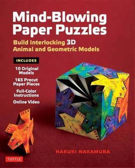 Mind-Blowing Paper Puzzles Kit: Build Interlocking 3D Animal and ...