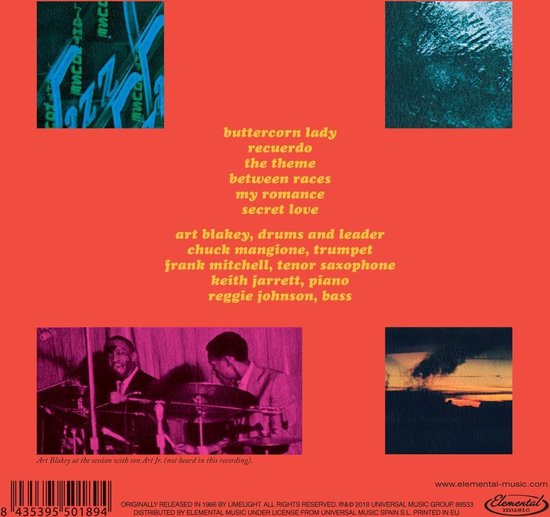 Buttercorn Lady, ART BLAKEY & THE JAZZ MESSENGERS | CD (album) | Muziek ...