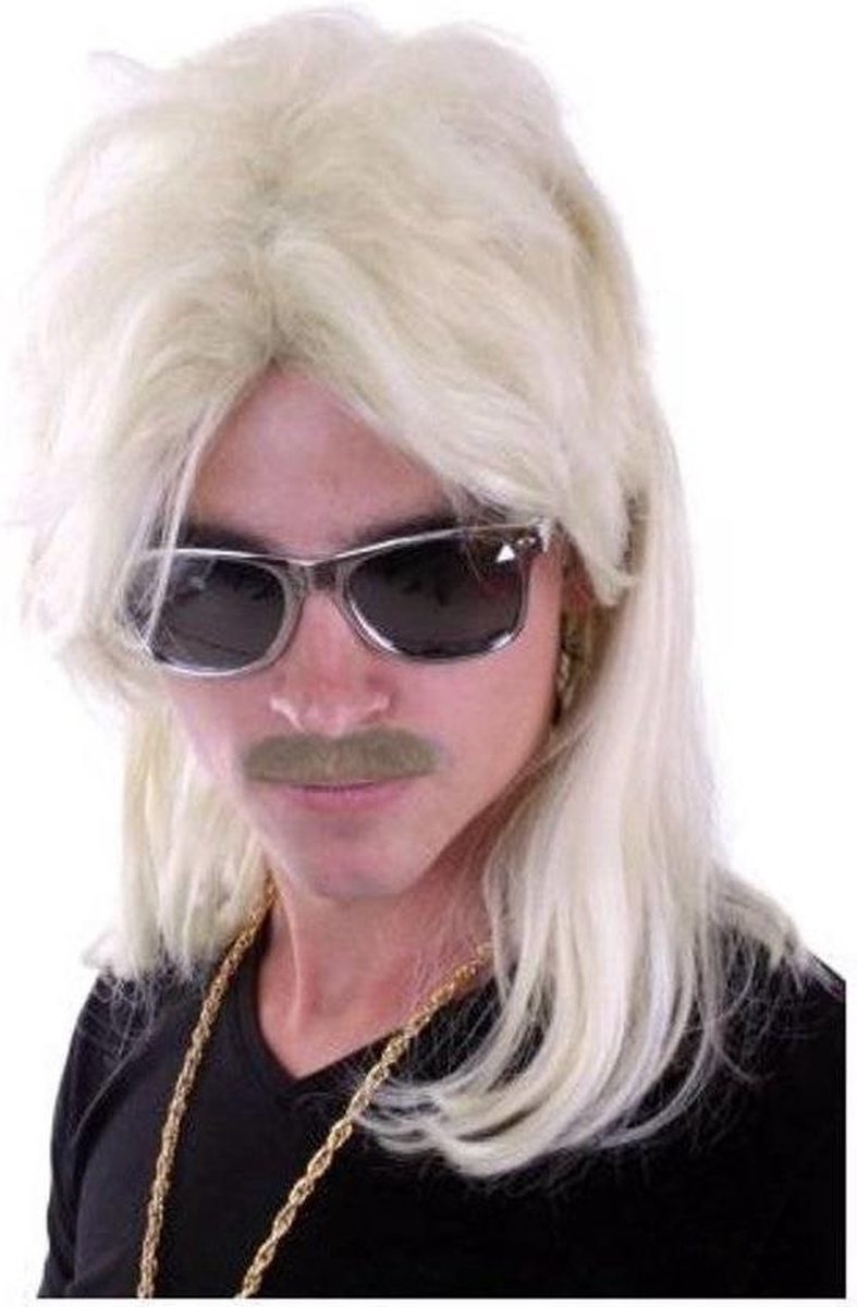 Maaskantje New Kids pruik met matje blond | bol