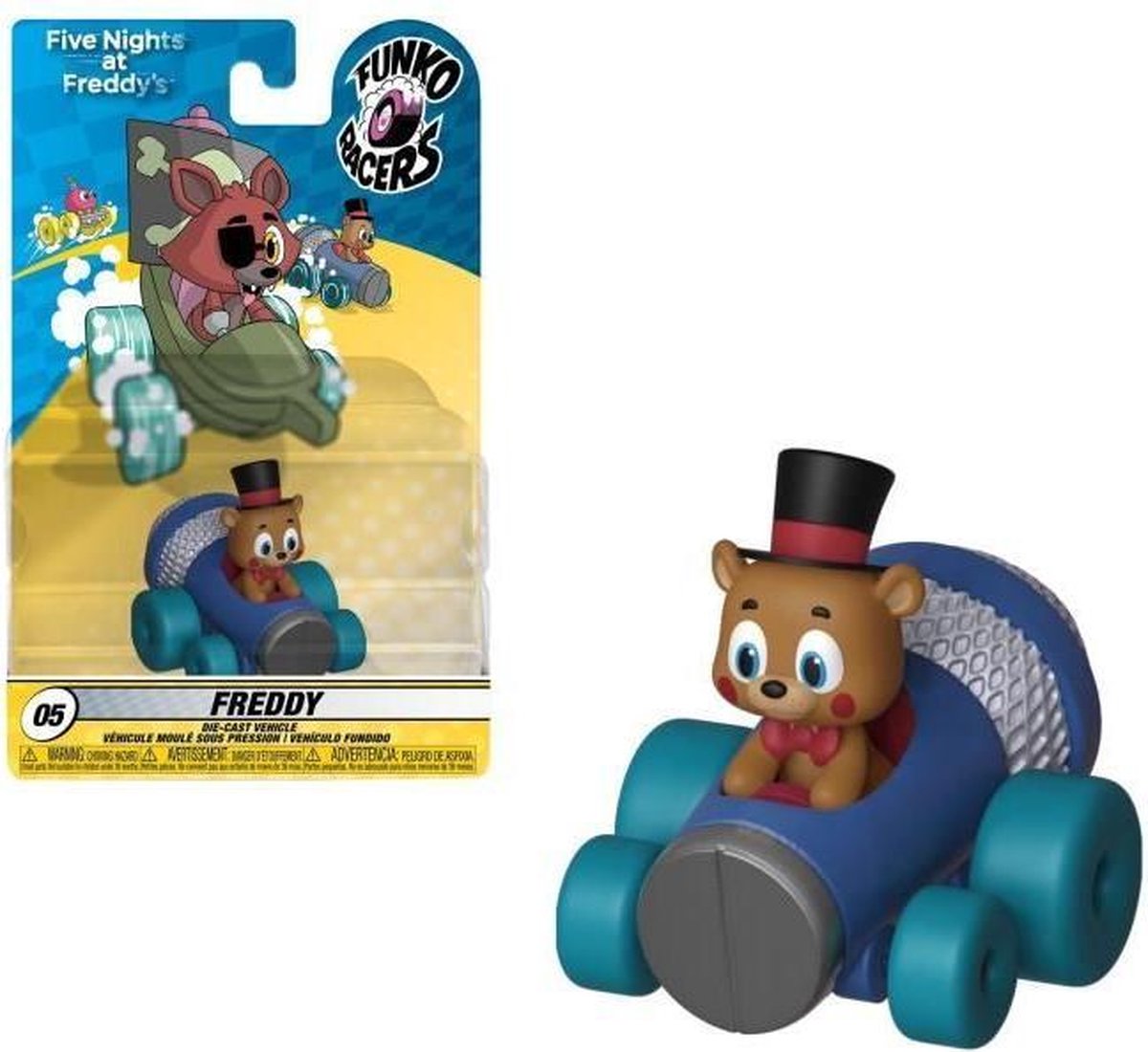 Figurine Funko Super Racers: Vijf nachten bij Freddy's: Funtime Freddy ...