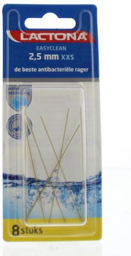 Lactona Ragers Easyclean 2,5 mm XXS - Tandenrager - 8 stuks | bol.com