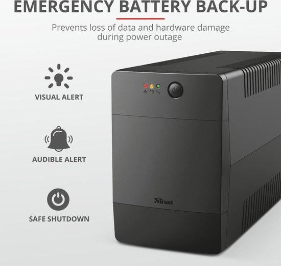 Trust PAXXON 1000VA UPS 4 IEC OUTLETS | bol.com