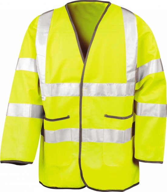 Gilet de sécurité pour homme Result pour autoroutes haute visibilité ...