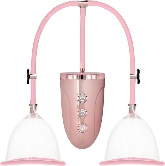 Automatic Rechargeable Breast Pump Set - Large - Pink | bol