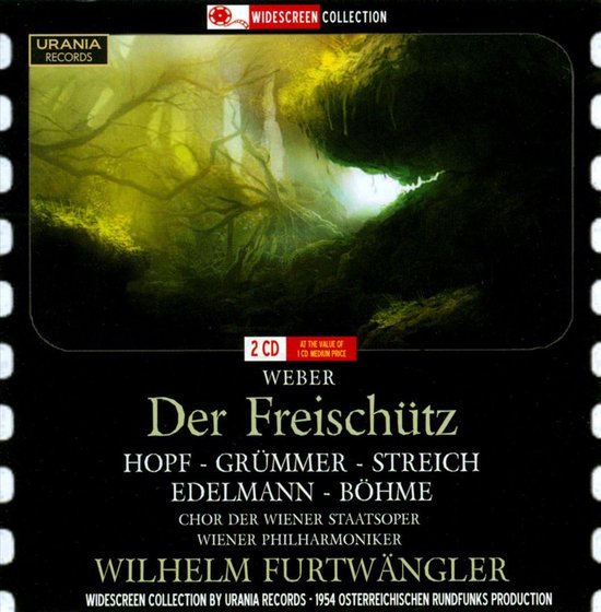 Weber; Der Freischutz, Wilhelm Furtwängler | CD (album) | Muziek | bol.com